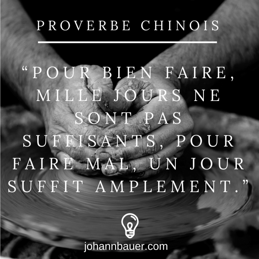 Proverbes chinois – Johann Bauer