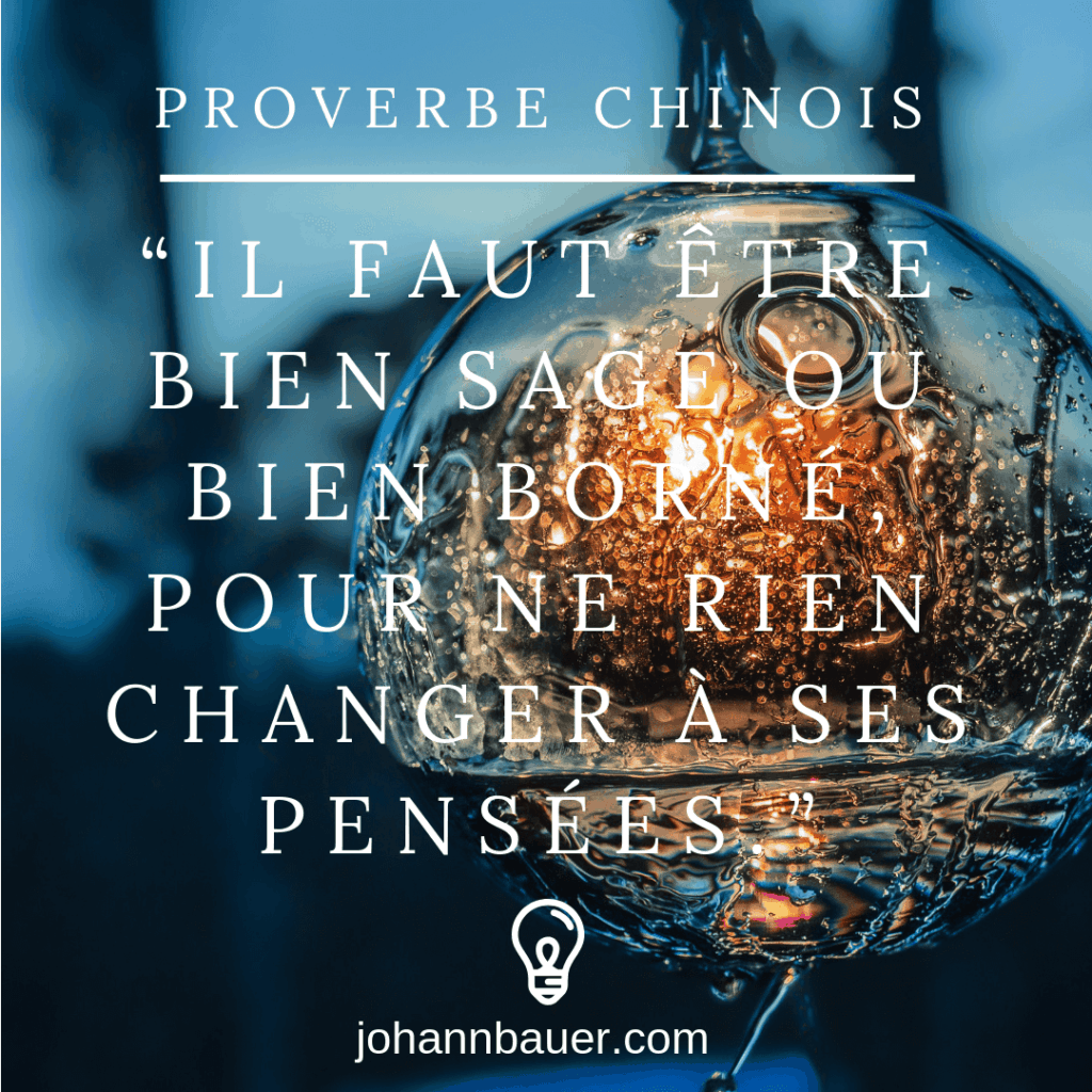 Proverbes chinois – Johann Bauer