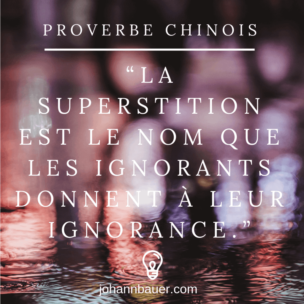 Proverbes chinois – Johann Bauer