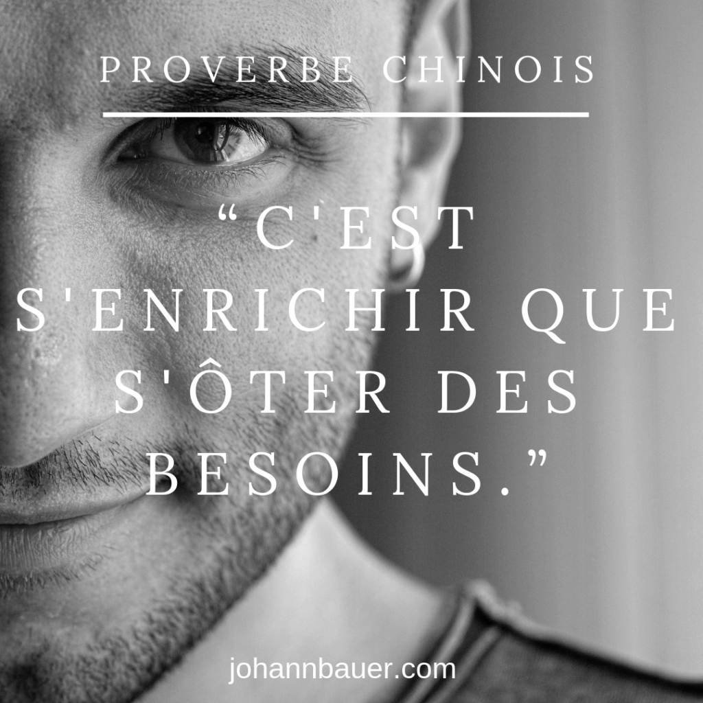Proverbes chinois – Johann Bauer