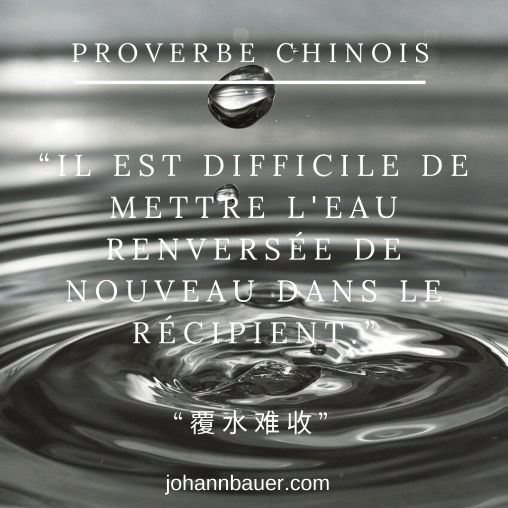 Proverbes chinois – Johann Bauer